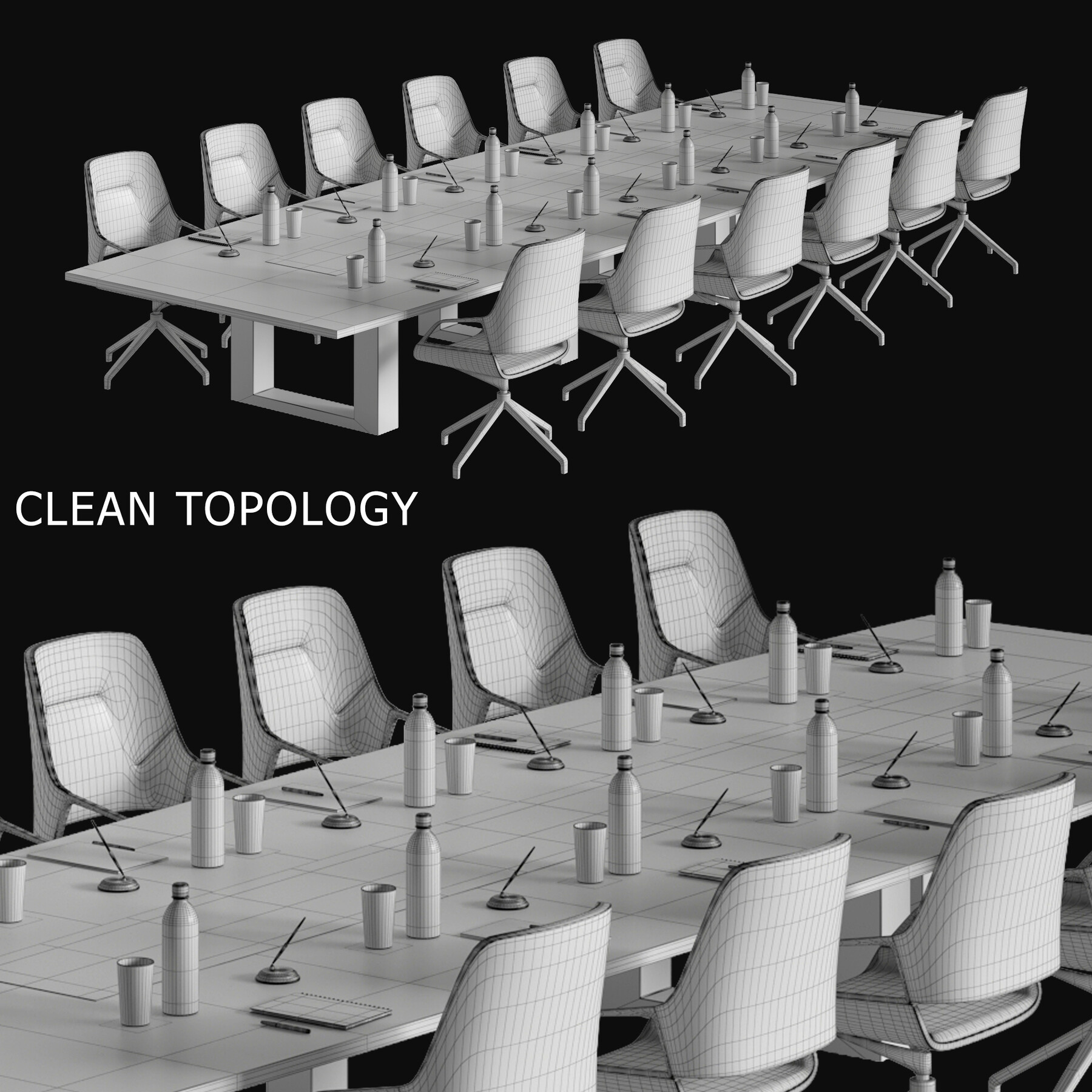 ArtStation - conference table 04 | Resources