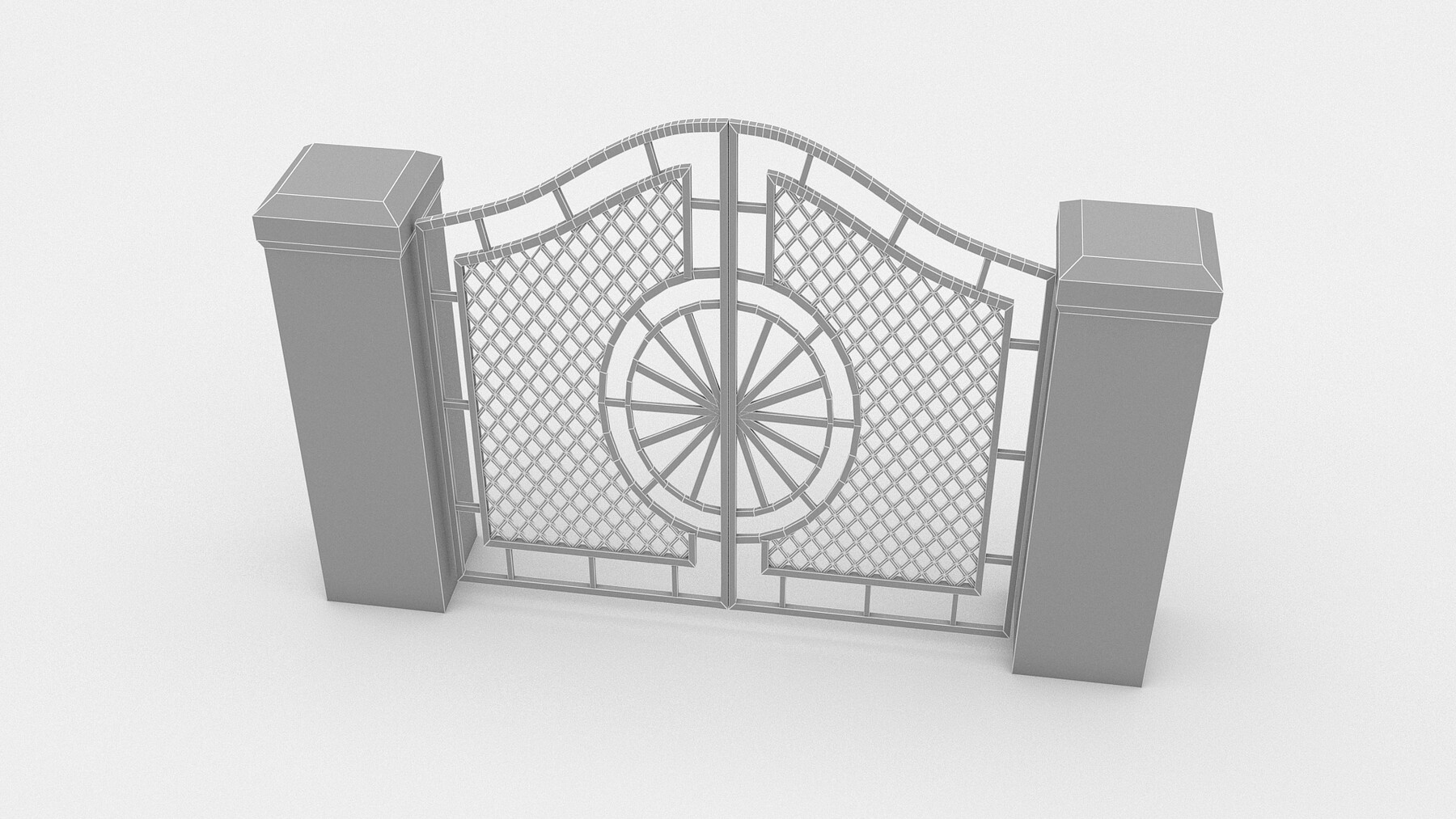 ArtStation - garden gate can | Game Assets
