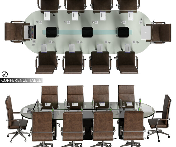 ArtStation - conference table 08 | Resources