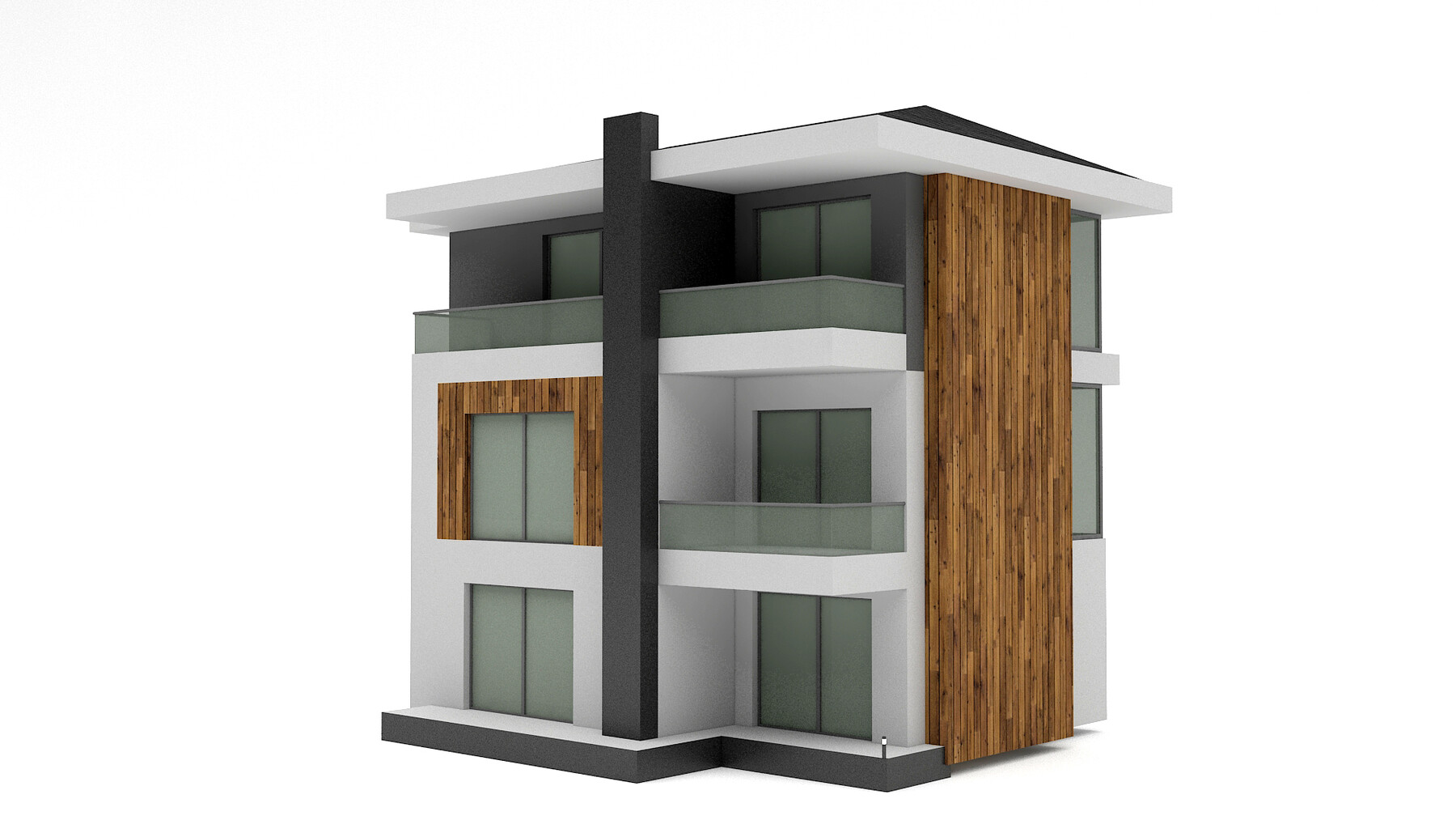 ArtStation - modern building 01 | Game Assets