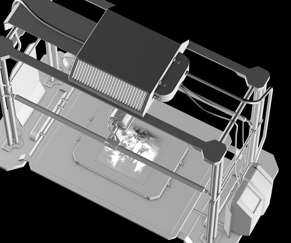 ArtStation - Sci-fi 3D Printer (Large) | Resources