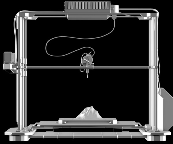 ArtStation - Sci-fi 3D Printer (Large) | Resources