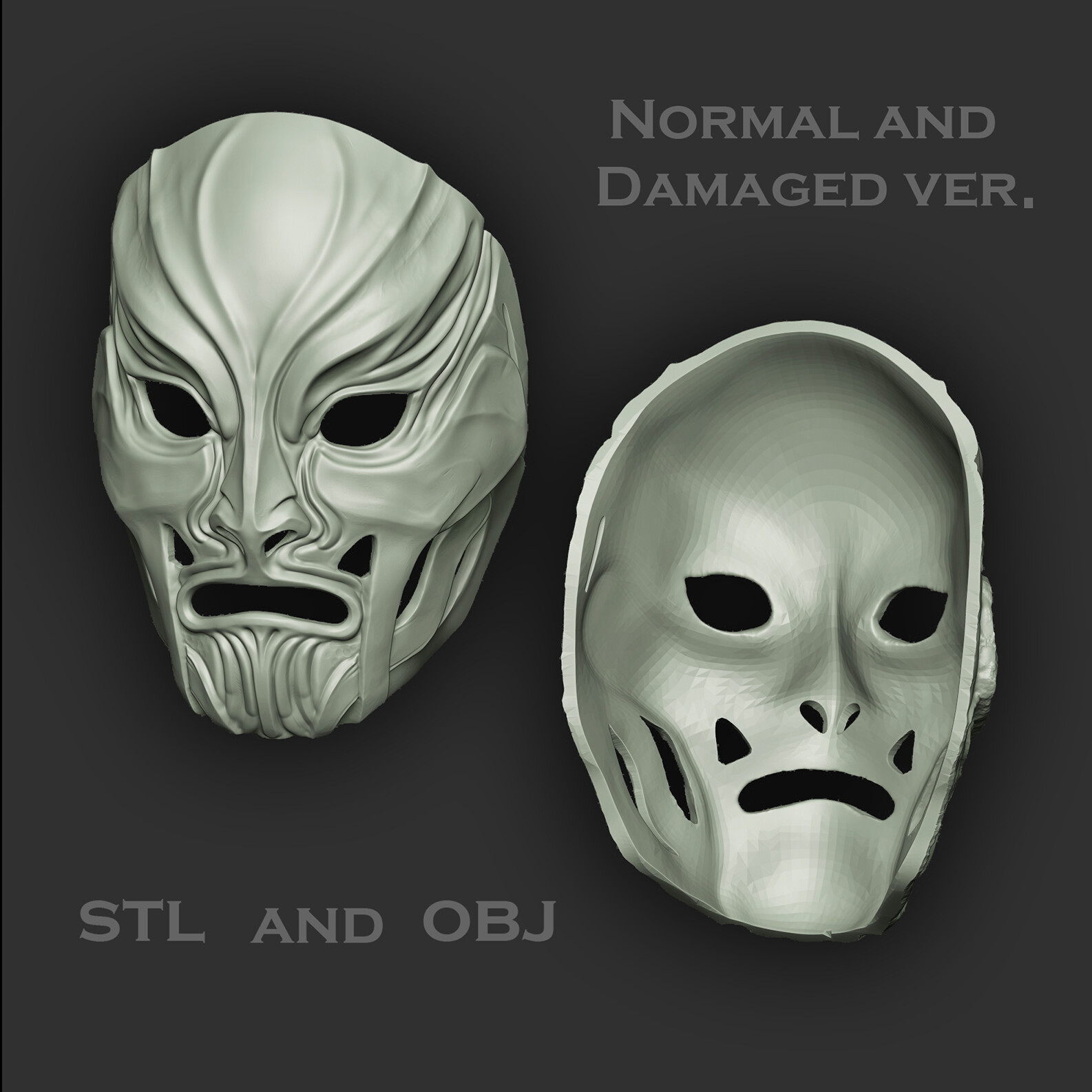 ArtStation - Lin Kuei warriors mask - Mortal Kombat 2021 3D print model ...