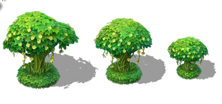 ArtStation - Cartoon Edition - Fairy Tree | Game Assets
