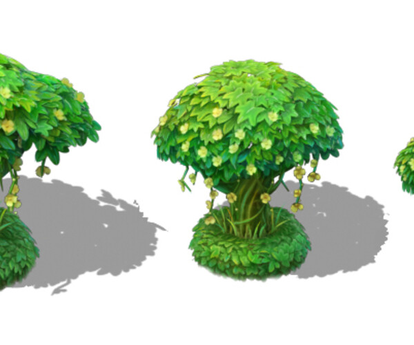 ArtStation - Cartoon Edition - Fairy Tree | Game Assets