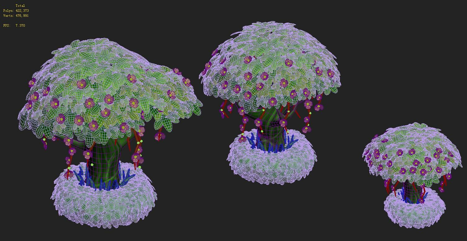 ArtStation - Cartoon Edition - Fairy Tree | Game Assets