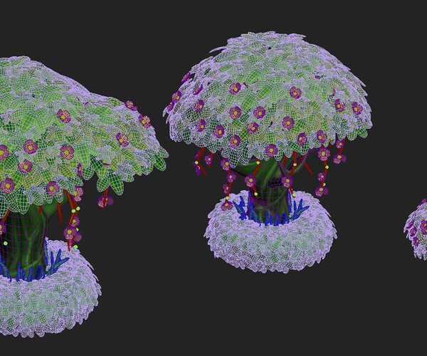 ArtStation - Cartoon Edition - Fairy Tree | Game Assets