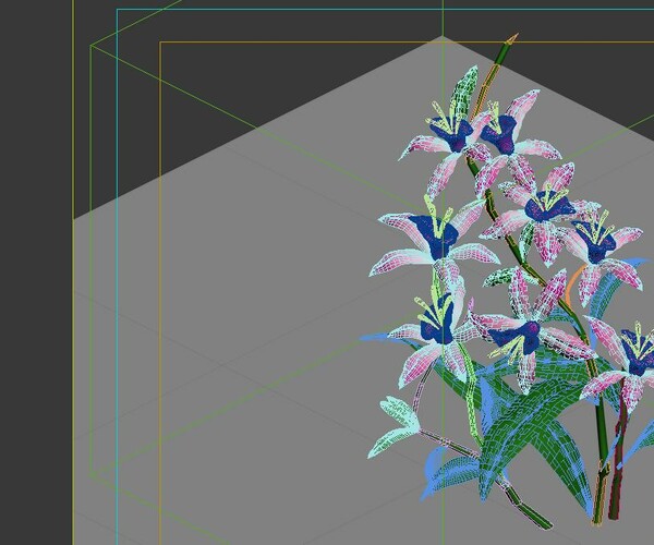 ArtStation - Game model - Hanging Garden - Fairy Cloud flowers | Game ...