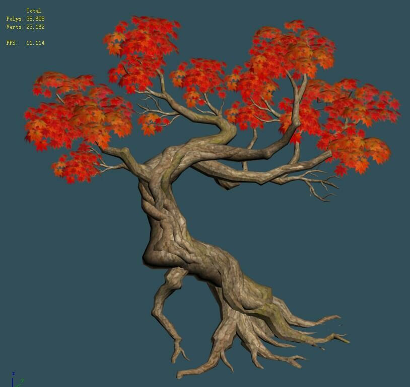 ArtStation - Forest - Maple Tree 12 | Game Assets