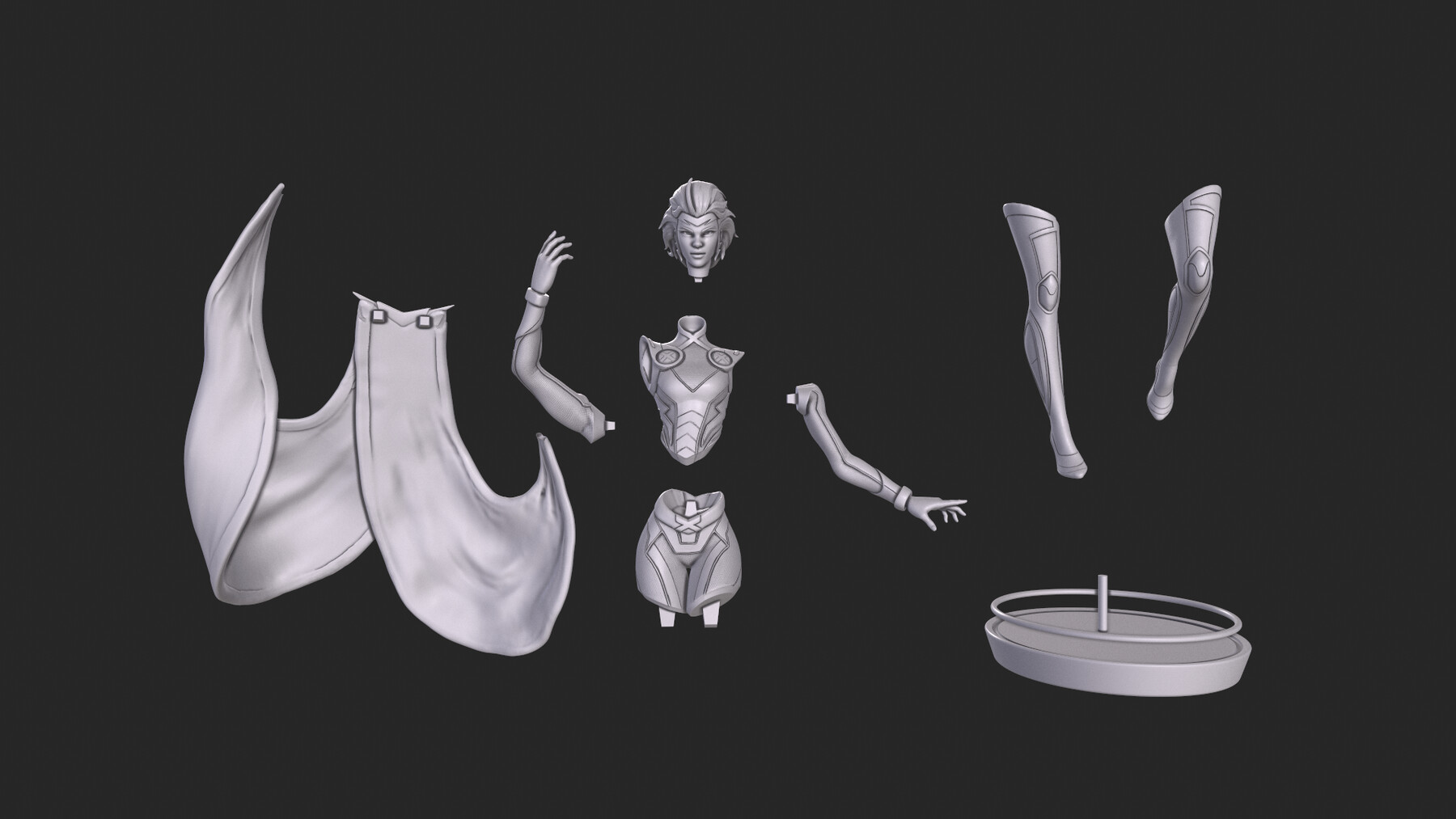 ArtStation - Storm X-men stl 3d printing | Resources