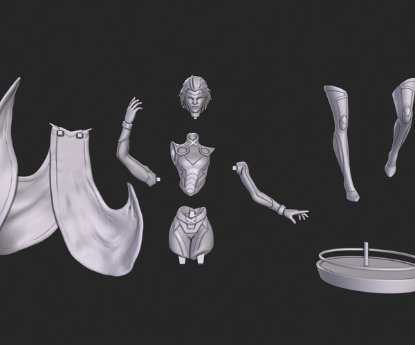 ArtStation - Storm X-men stl 3d printing | Resources