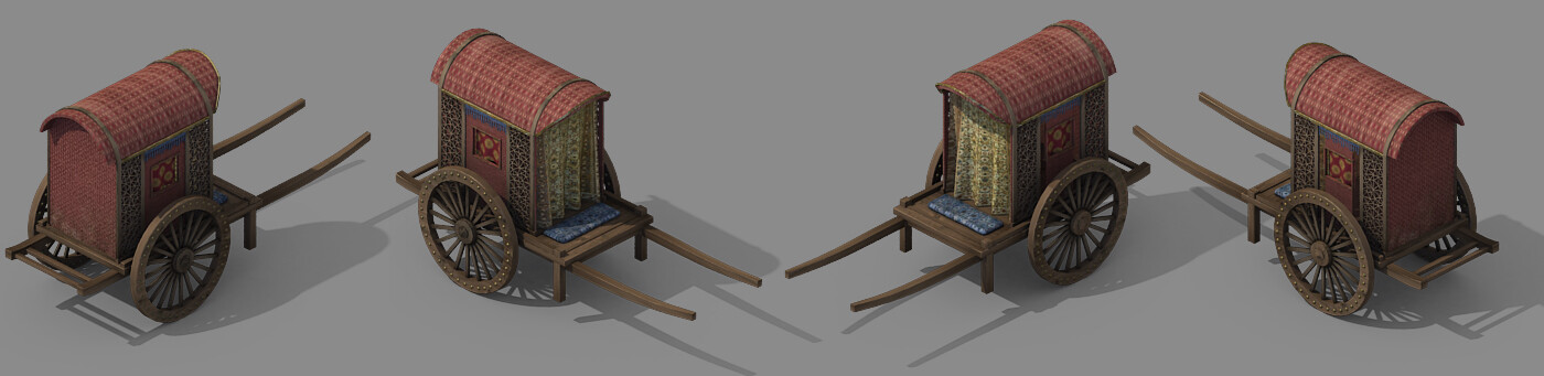 ArtStation - Official - Transport - Carriage 01 | Game Assets