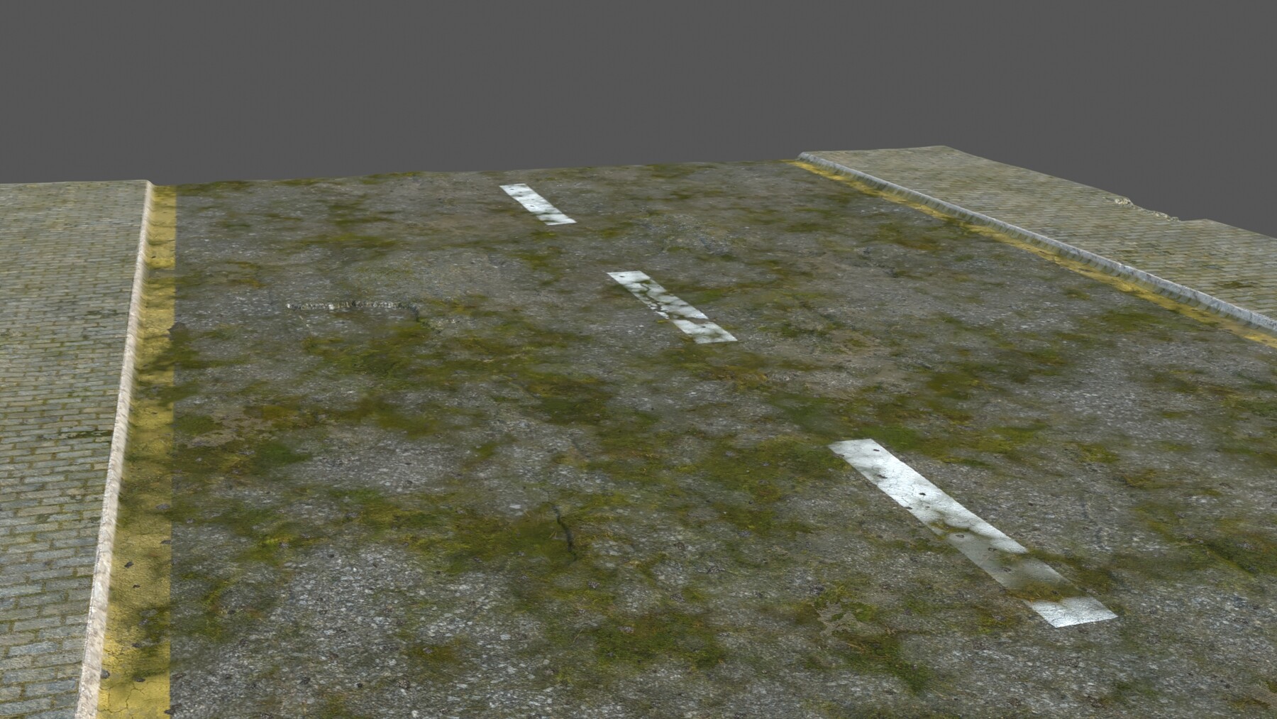 ArtStation - Abandoned street textures 4K | Resources