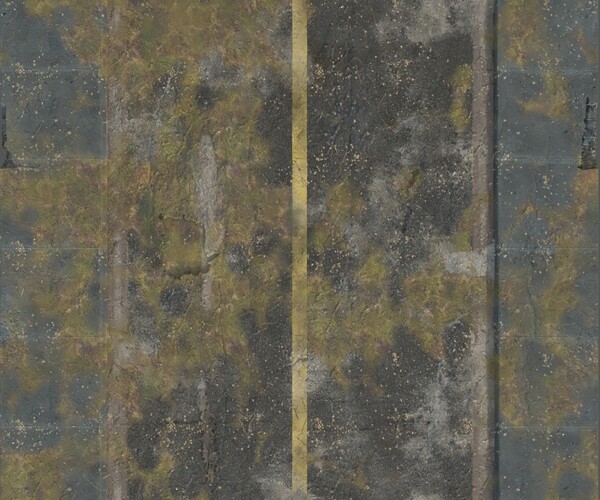 ArtStation - Abandoned street textures 4K | Resources