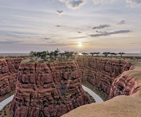 ArtStation - Canyon | Game Assets