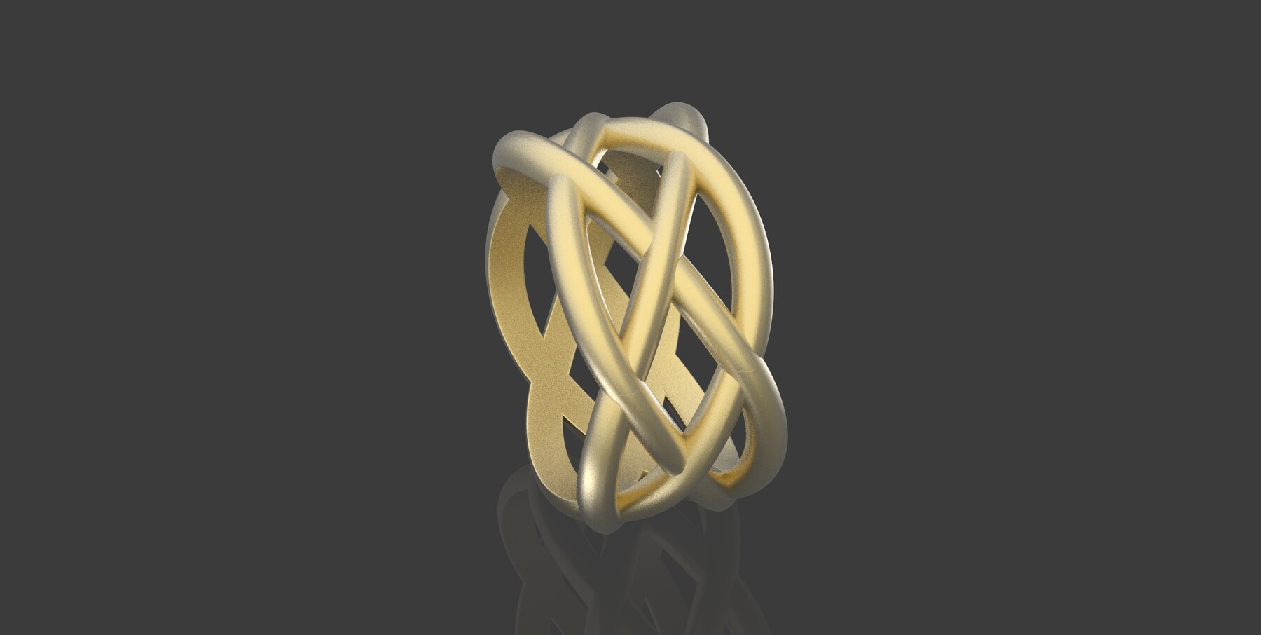 ArtStation - braided pattern ring 3D print model | Resources