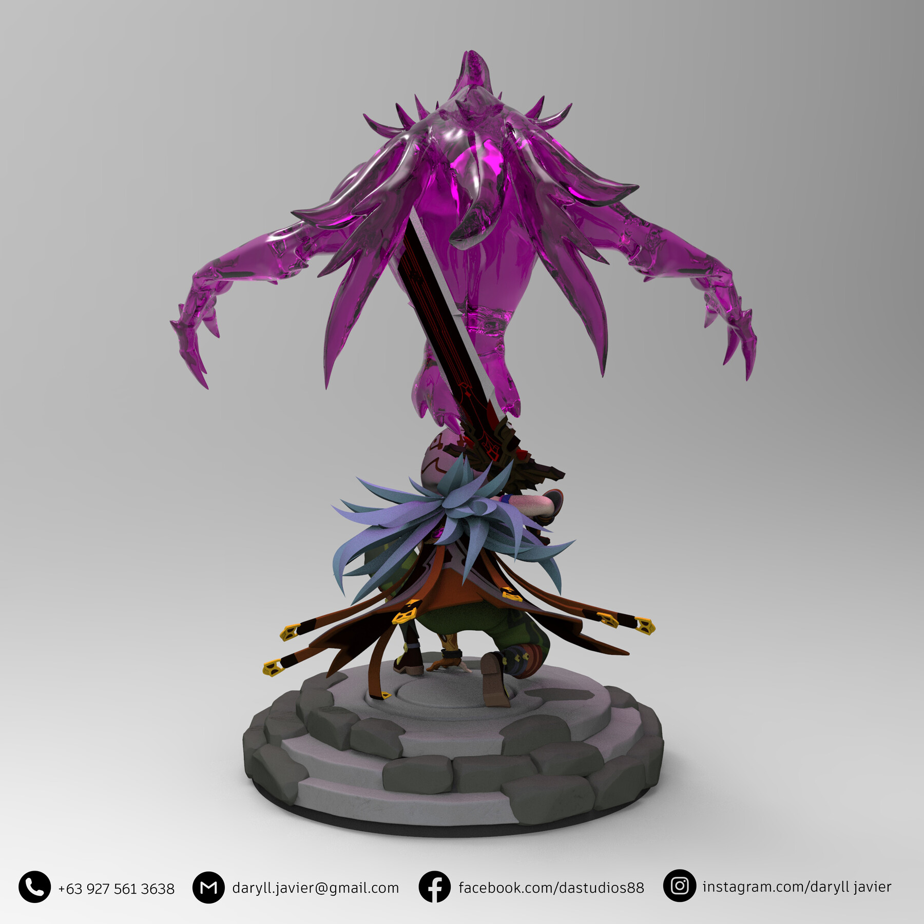 ArtStation - Razor - Genshin Impact STL | Resources