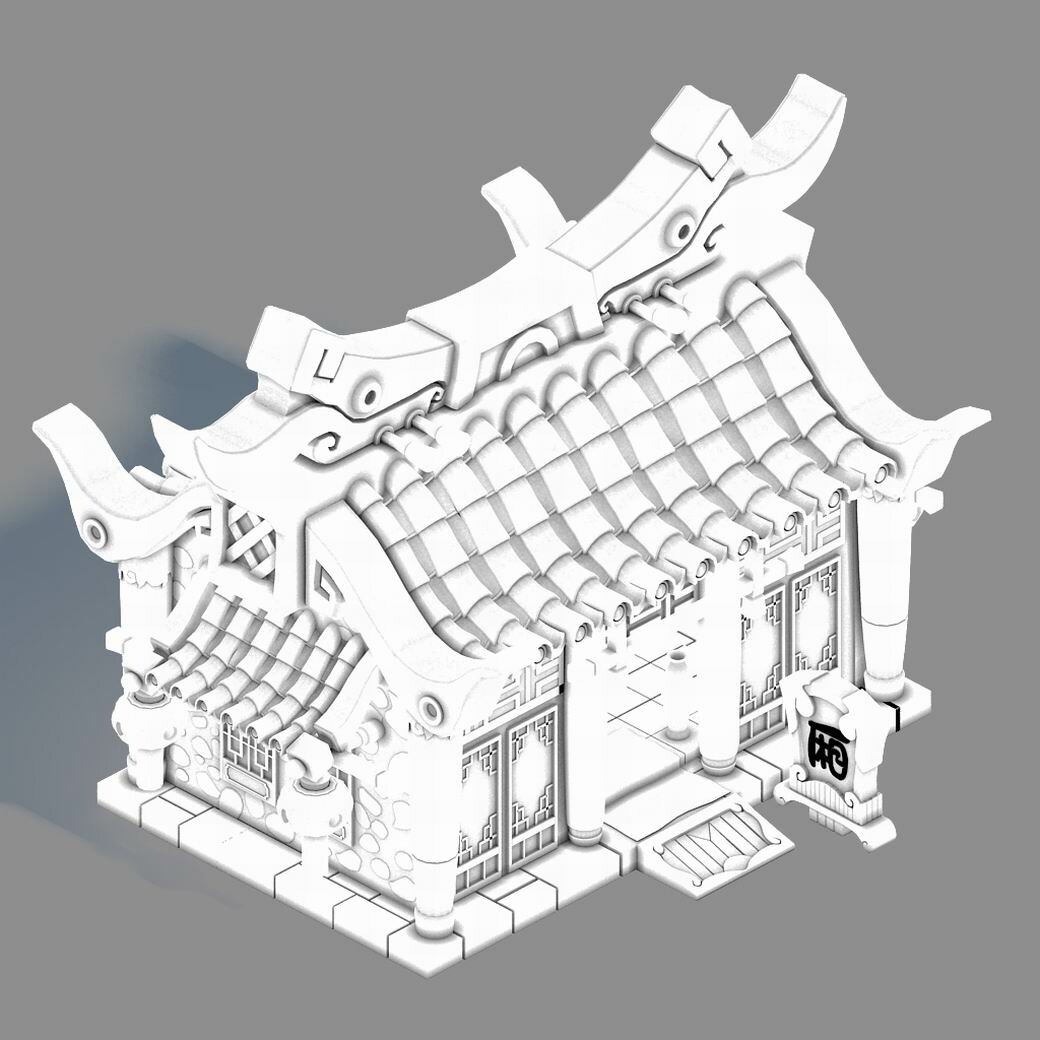 ArtStation - Gang Building - Primary Room | Game Assets