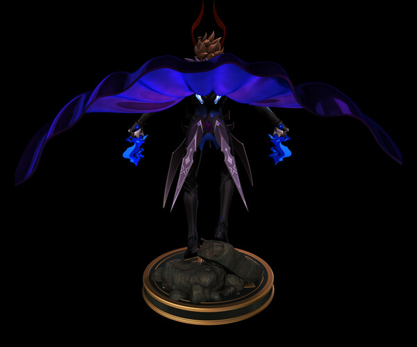 ArtStation - Childe (Foul Legacy form) - Genshin Impact STL | Resources