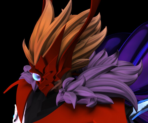 ArtStation - Childe (Foul Legacy form) - Genshin Impact STL | Resources