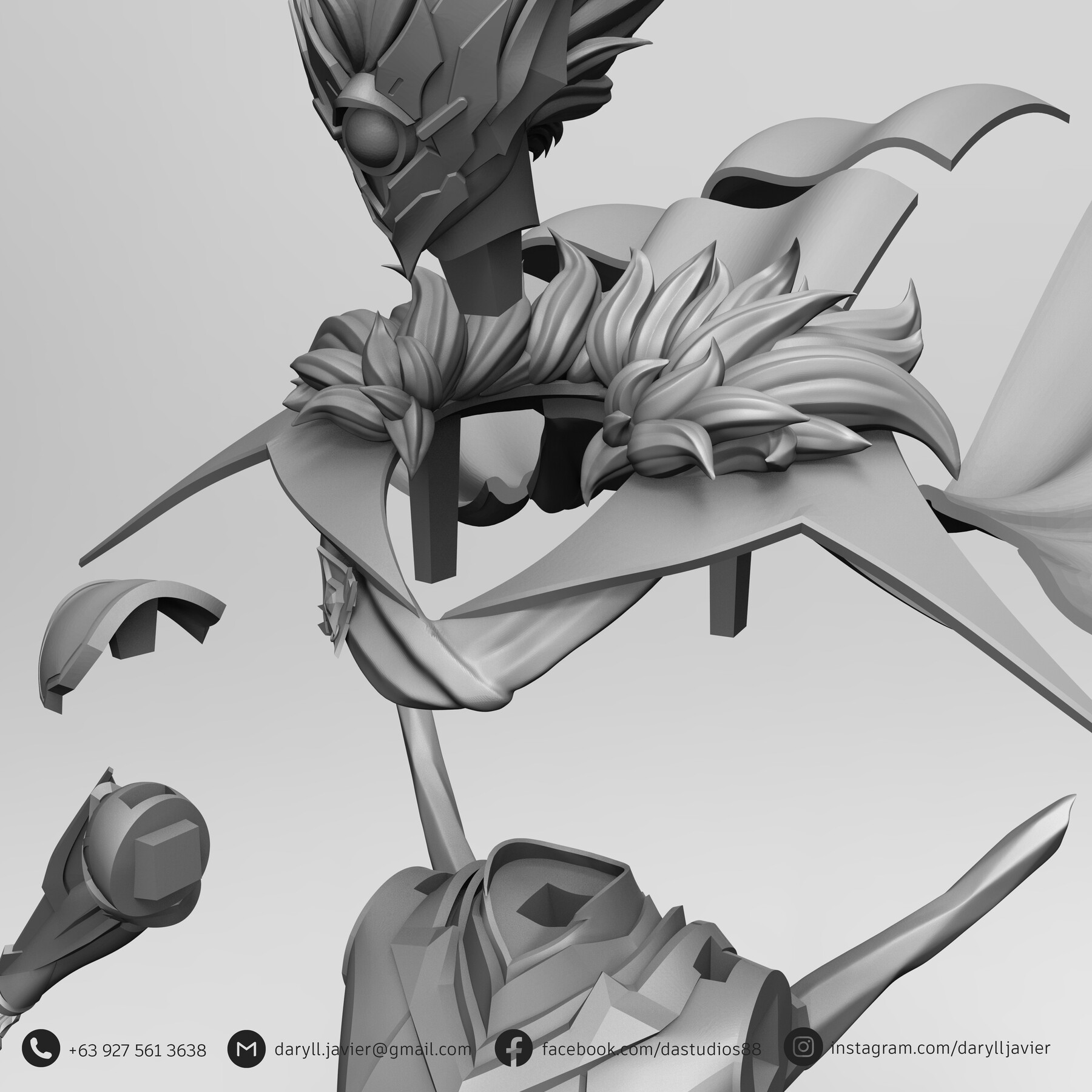 ArtStation - Childe (Foul Legacy form) - Genshin Impact STL | Resources