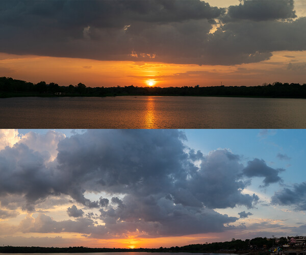 ArtStation - Sky Reference RAW FILES | Sunset over a lake | Resources