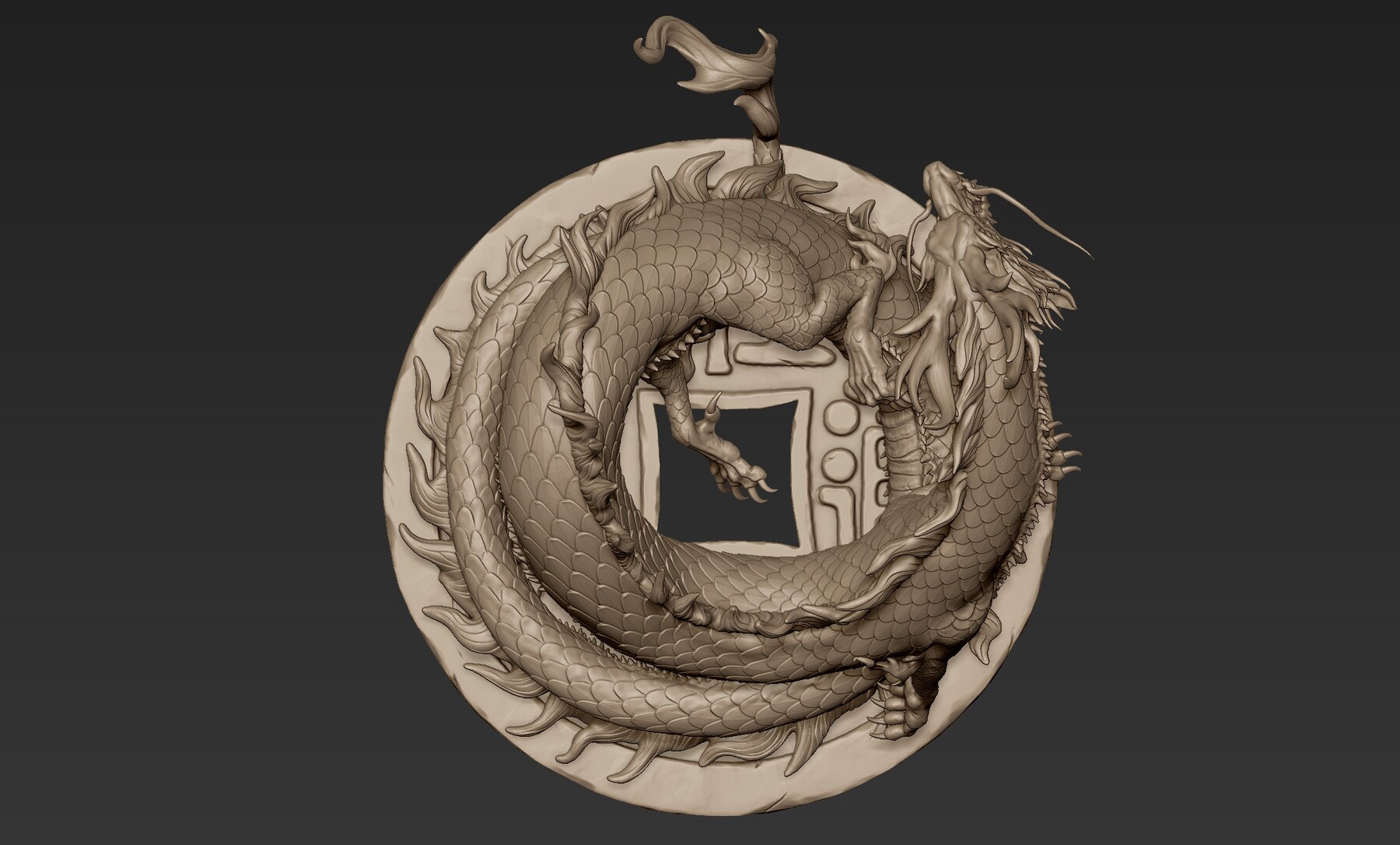 ArtStation - Asian Dragon Sculpt | Resources