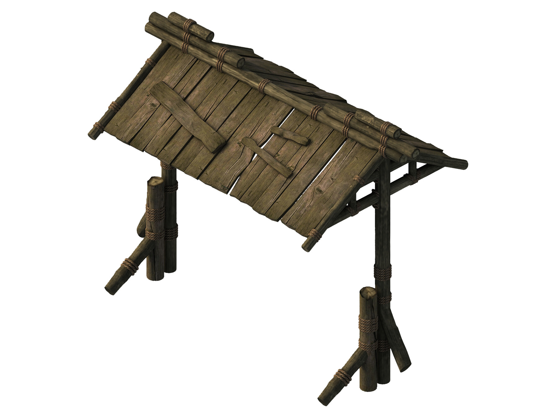 ArtStation - Journey to the West - Wooden Gate 01 | Game Assets