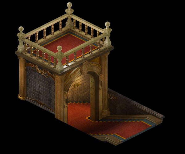 ArtStation - Vampire Altar - Entrance 02 | Game Assets