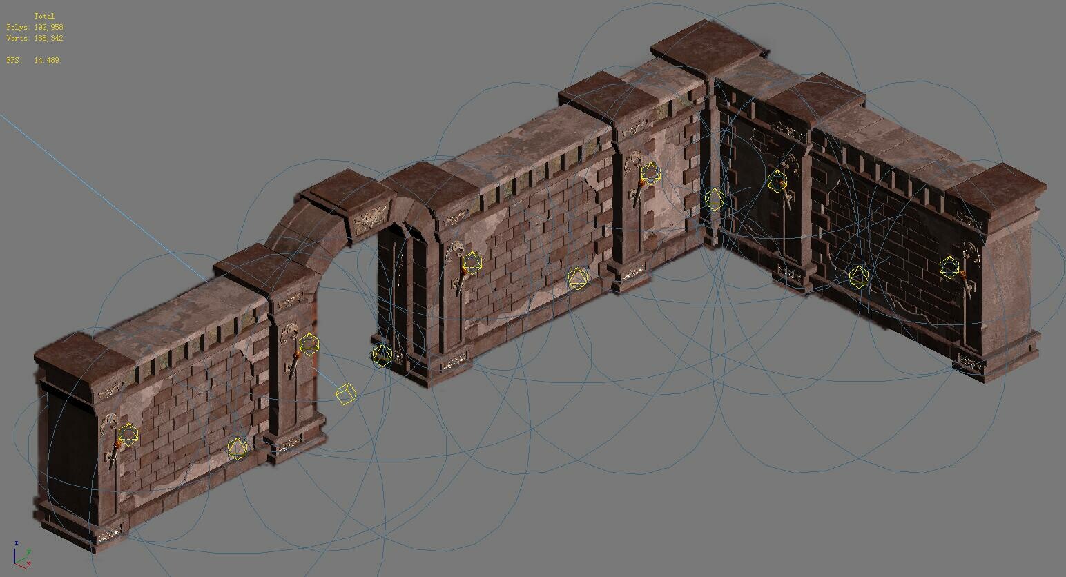 ArtStation - Evil creatures - wall 02 | Game Assets