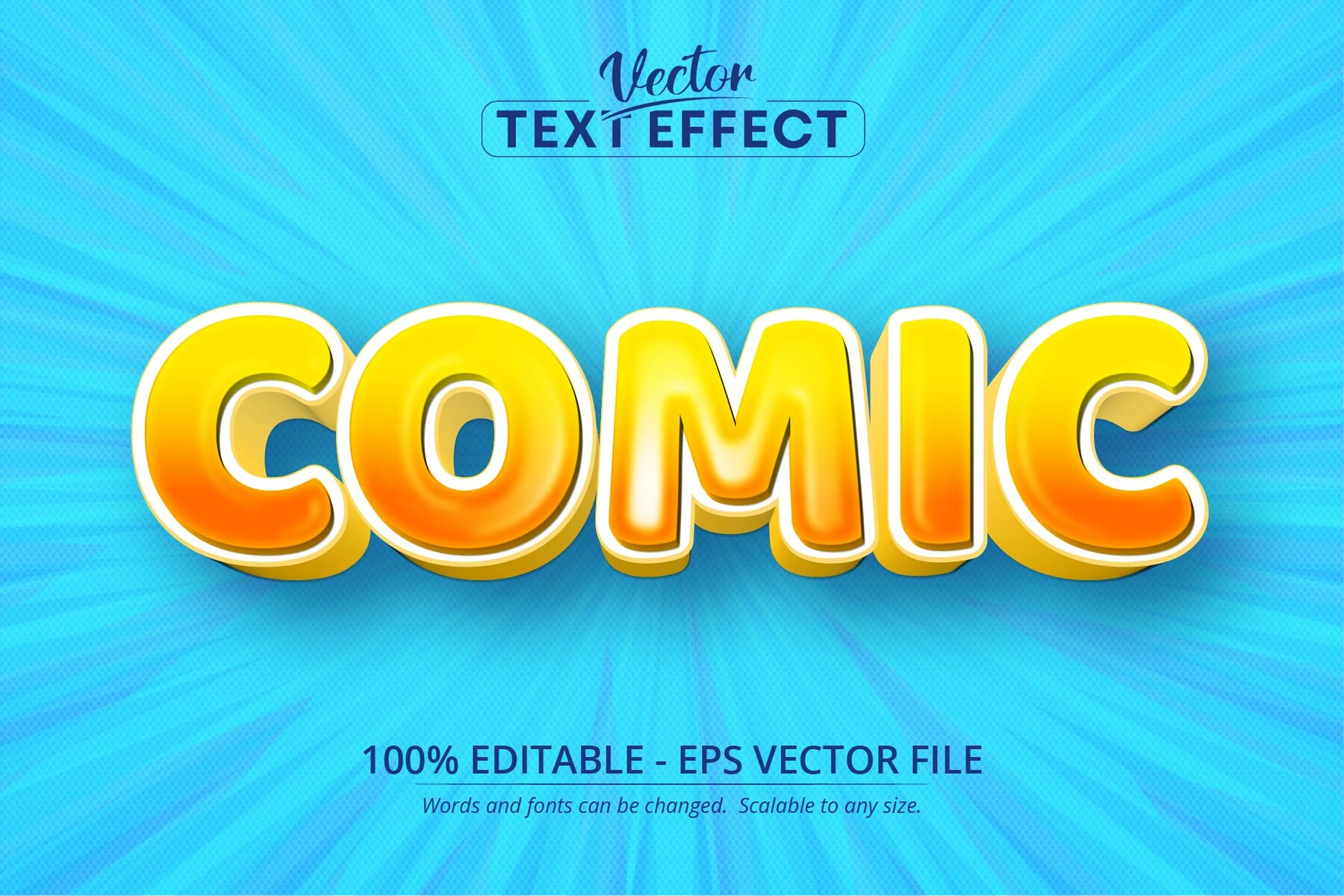 ArtStation - Comic text, cartoon style editable text effect | Artworks