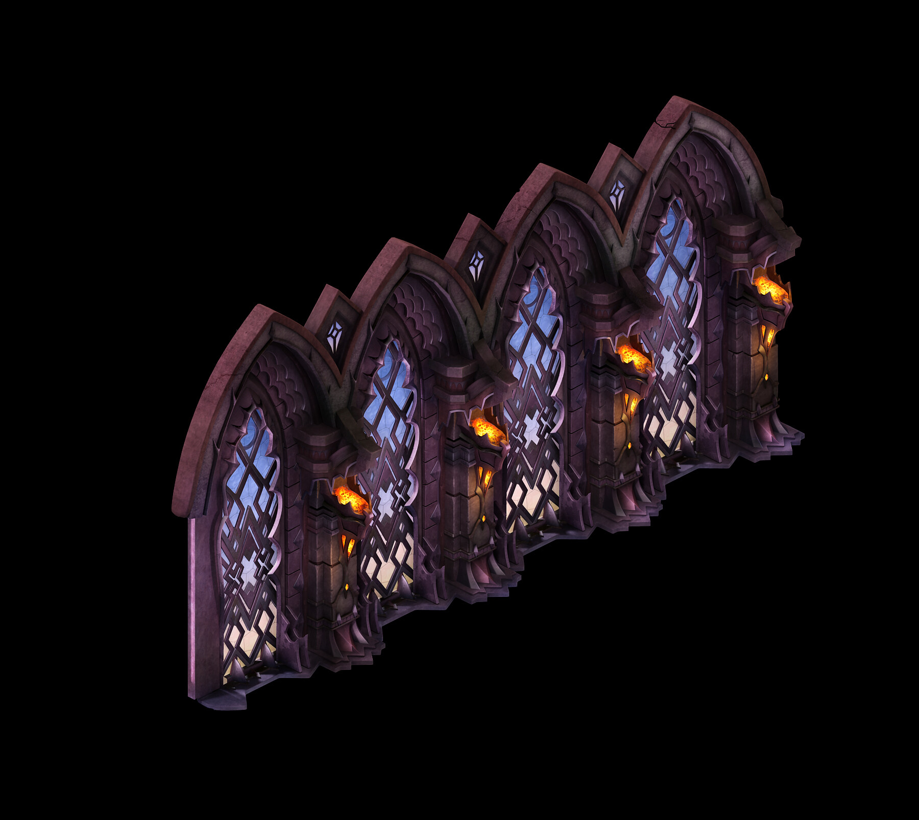 ArtStation - Evil creatures - windows 06 | Game Assets