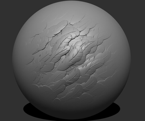 ArtStation - Stylized feather alphas | Brushes