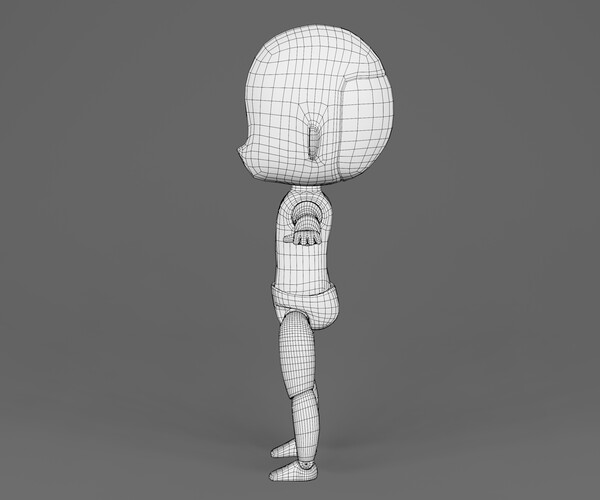 ArtStation - SD Nendoroid base mesh | Resources