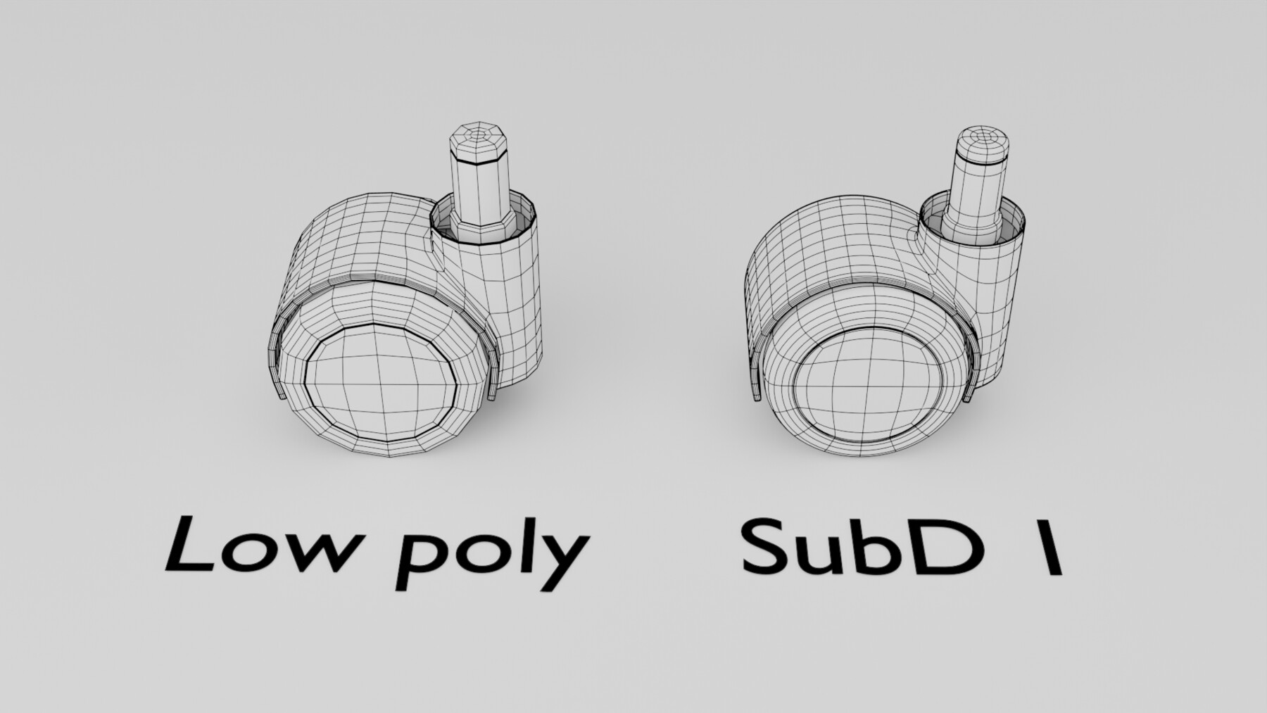 ArtStation - Simple chair wheel | Resources