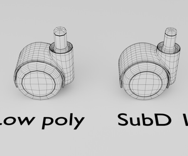 ArtStation - Simple chair wheel | Resources