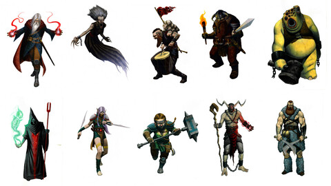 ArtStation - Collection of Fantasy Characters | Artworks