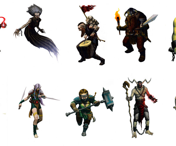 ArtStation - Collection of Fantasy Characters | Artworks