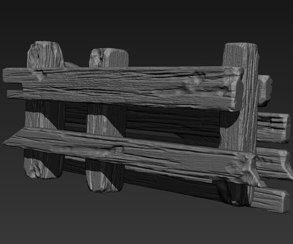 ArtStation - Wooden Barricade | Game Assets