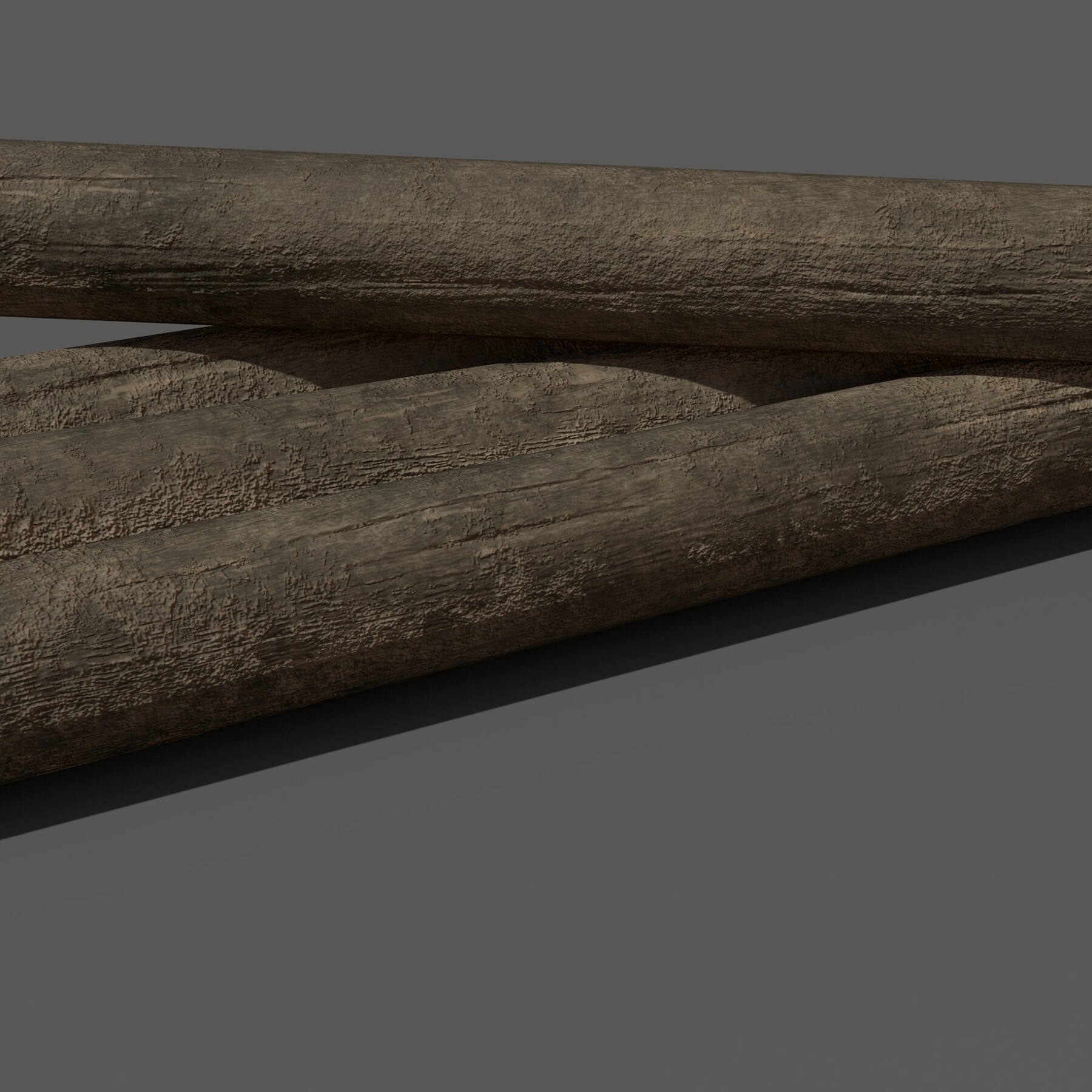 ArtStation - Round Wood Plank | Game Assets