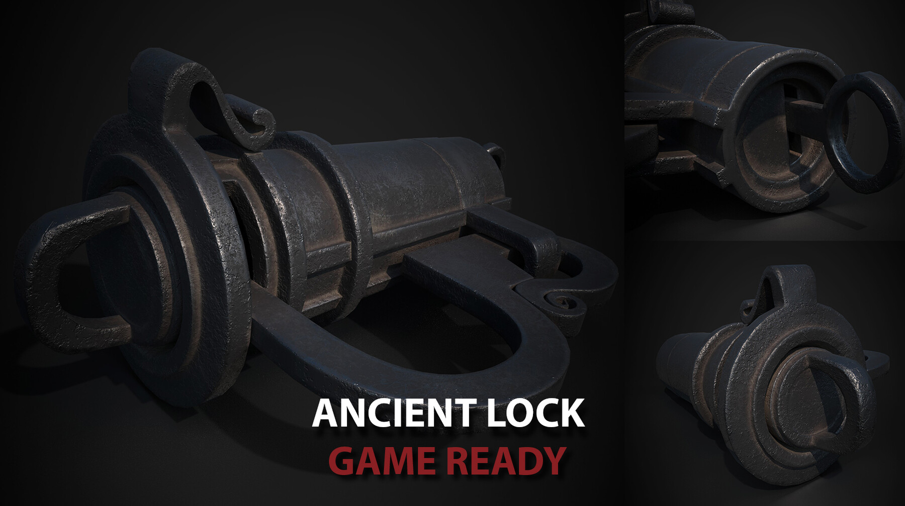 ArtStation - Vintage Ancient Lock | Game Assets