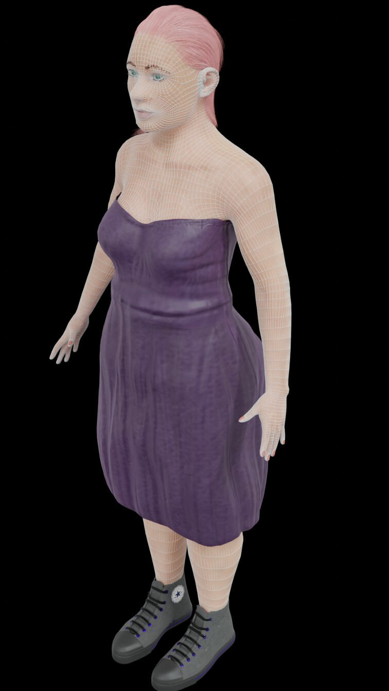 ArtStation - Light skin Lady | Resources