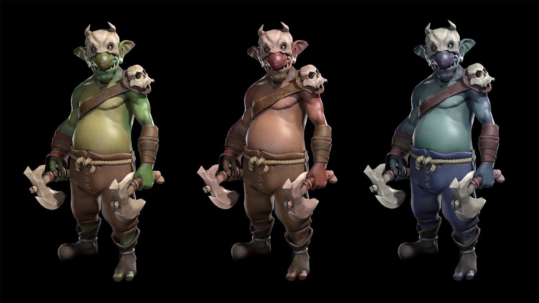 ArtStation - Goblin - game-ready 3D character for UE4 | Game Assets