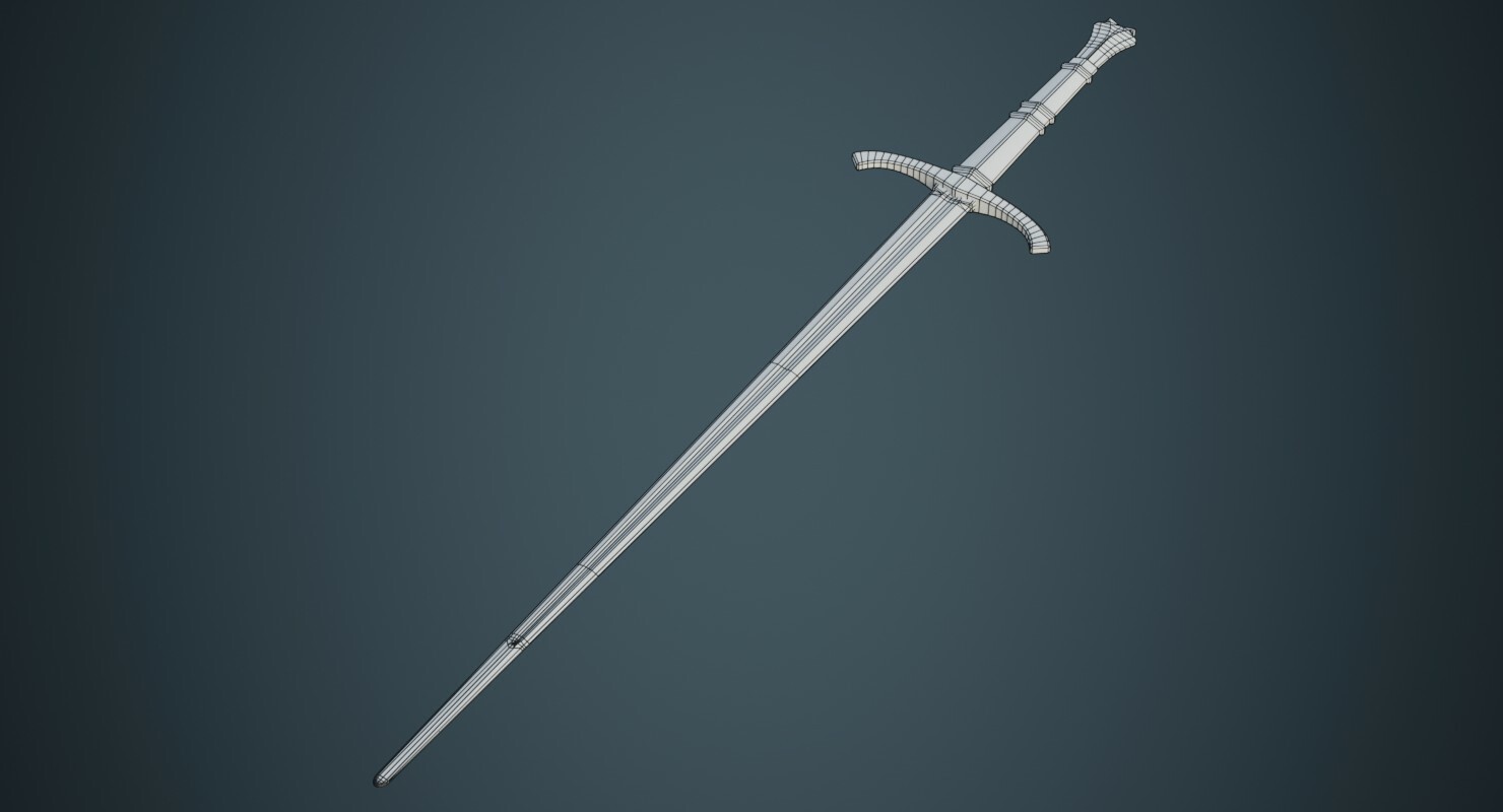 ArtStation - Longsword 1A | Game Assets