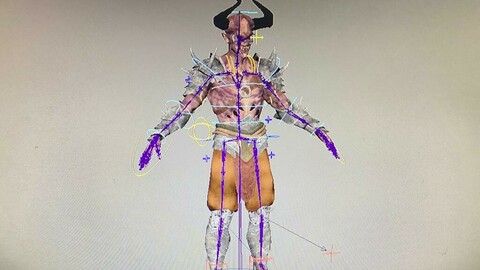 ArtStation - Rig_Demon_Maya&Unreal | Game Assets