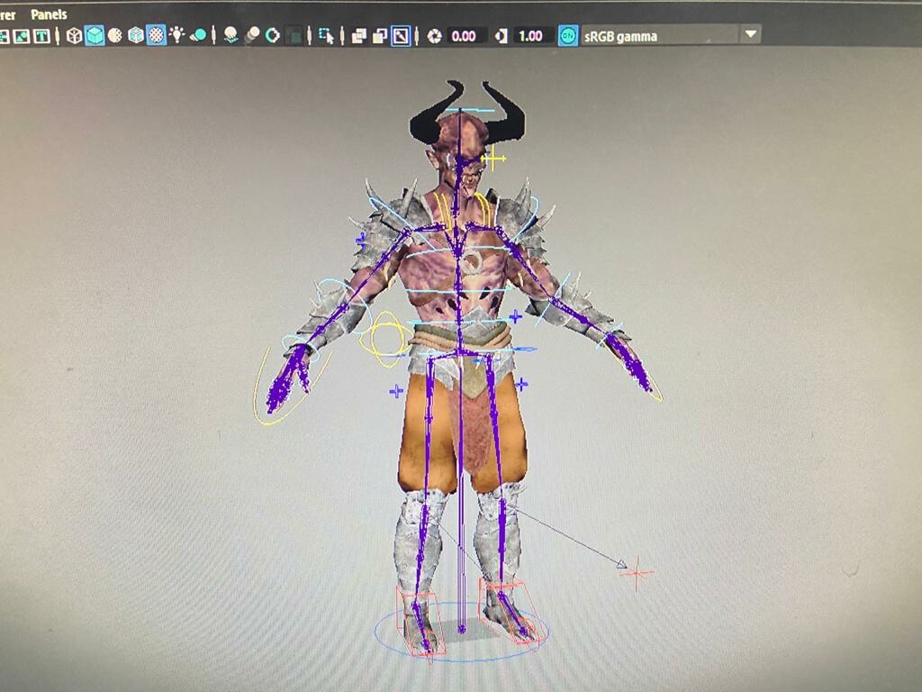 ArtStation - Rig_Demon_Maya&Unreal | Game Assets