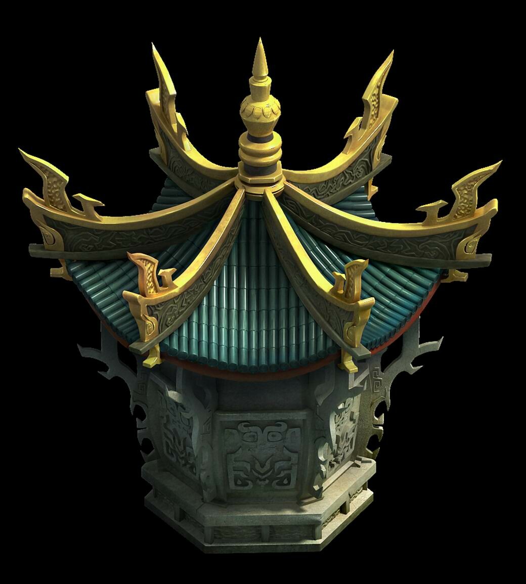 ArtStation - Demon Palace - Decorative Tower 01 | Game Assets