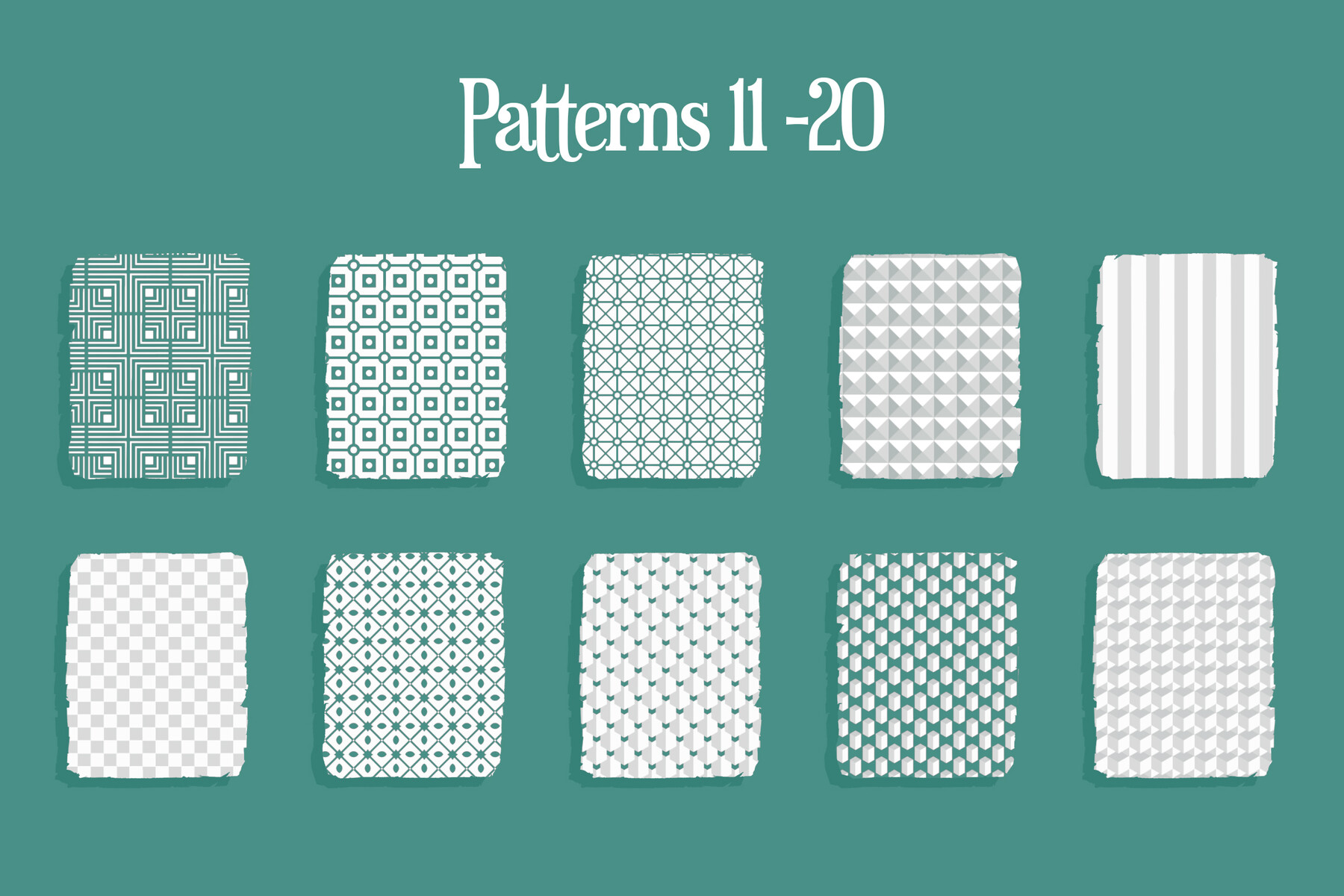 ArtStation - Procreate and Photoshop Geometric Pattern Brushes | Brushes