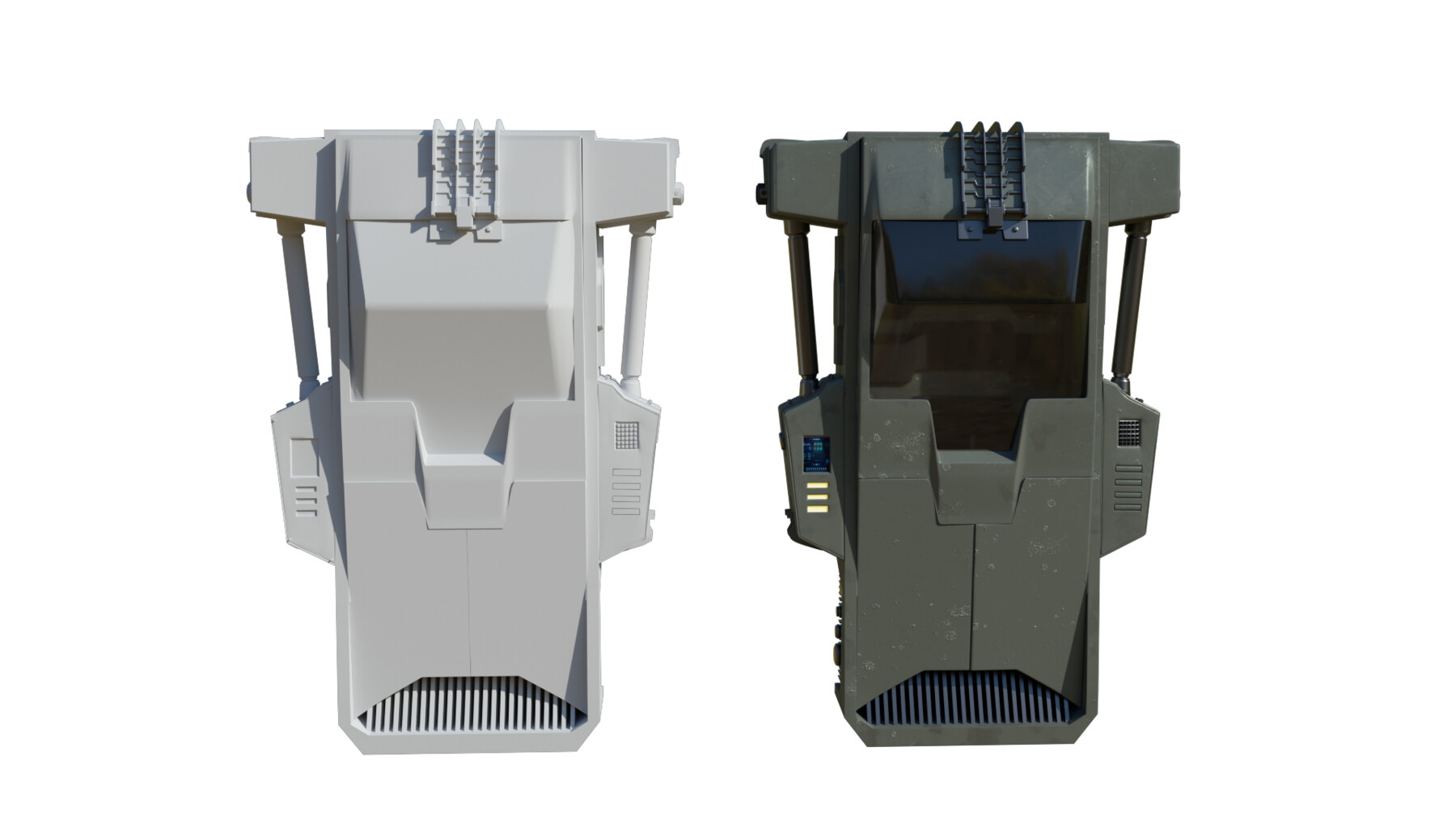 ArtStation - Sci-fi Cryostasis Capsule from HALO | Resources