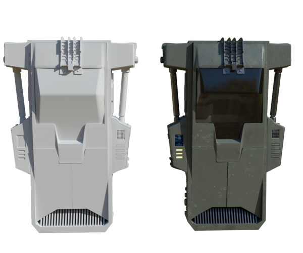 ArtStation - Sci-fi Cryostasis Capsule from HALO | Resources